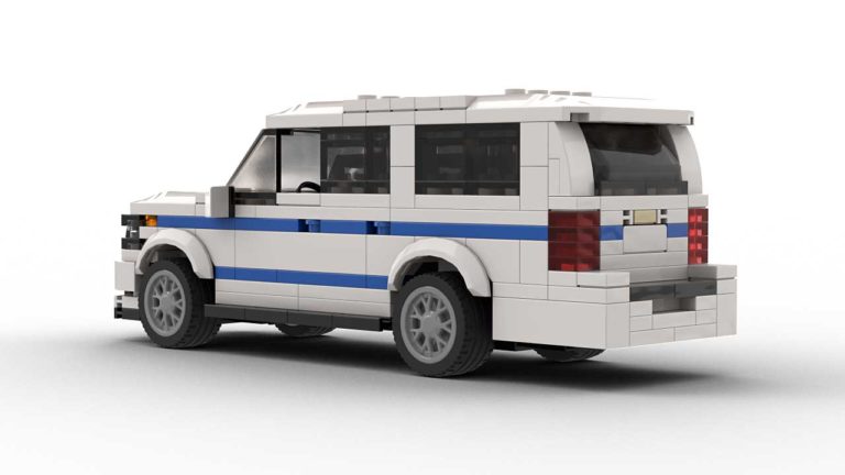 Chevrolet Suburban 18 NYPD - LEGO® MOC Instructions