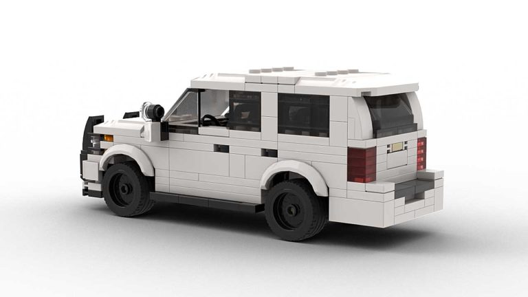 Chevrolet Tahoe PPV 2018 White - LEGO® MOC Instructions