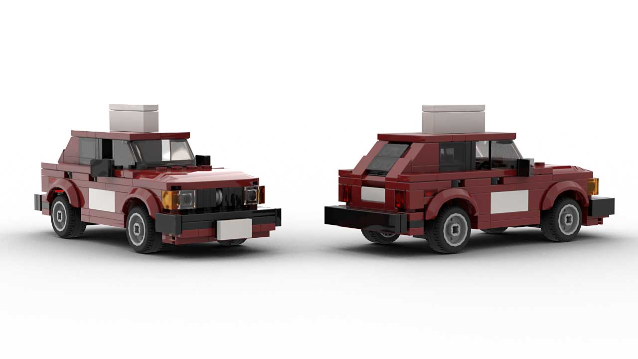 Finished my vehicles for Home Alone Set - LEGO MOC Instructions