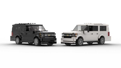 Finished my Modern Tahoe & Suburban Collection - LEGO® MOC Instructions