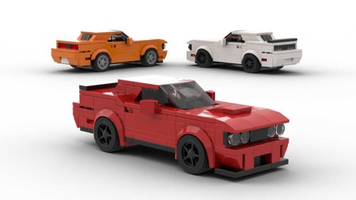 My modern Dodge Challenger Designs - LEGO® MOC Instructions