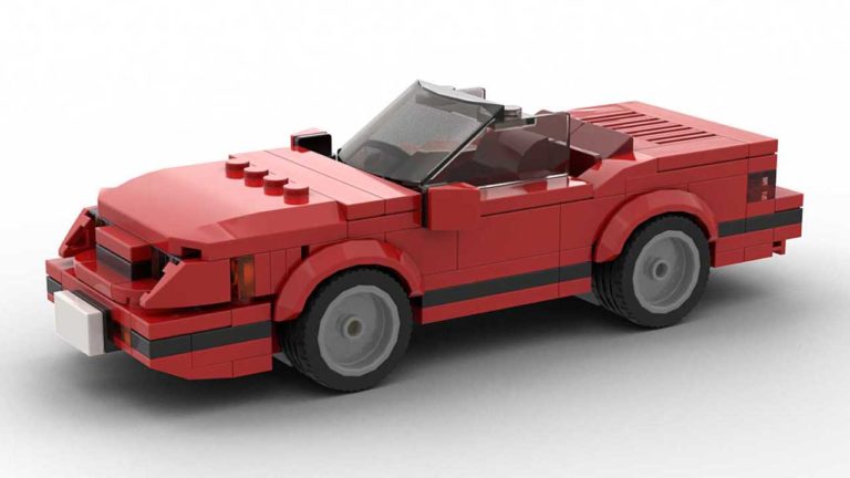 Ford Mustang 86 Convertible - LEGO® MOC Instructions