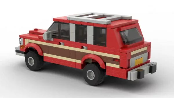 Breaking Bad Skyler Jeep Grand Wagoneer - LEGO® MOC Instructions